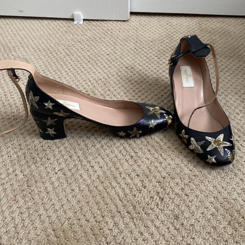 Valentino Tango Sequin Star Heels - Gem